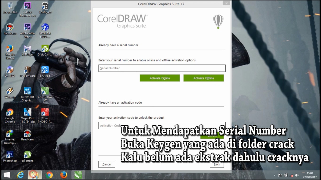 Cara mendapatkan serial number corel draw x7 tutorial - dadpapers