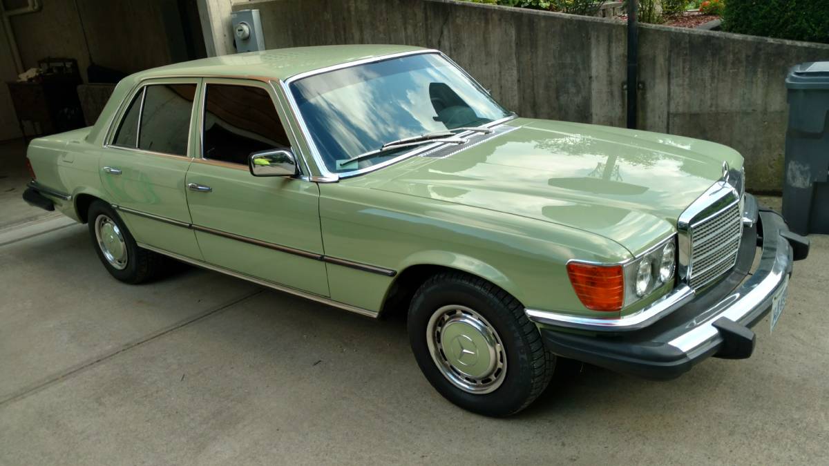 Moss Green: 1975 Mercedes-Benz 450 SE W116 - DailyTurismo