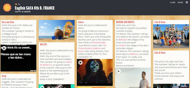 Our English Blog. : Padlet