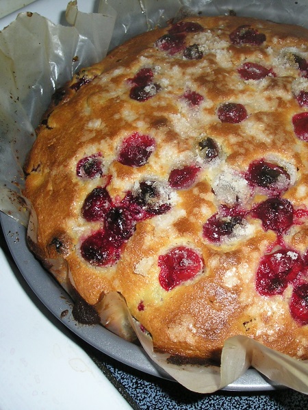 Cooking with Yiddishe mama: Cranberry Ricotta Cake