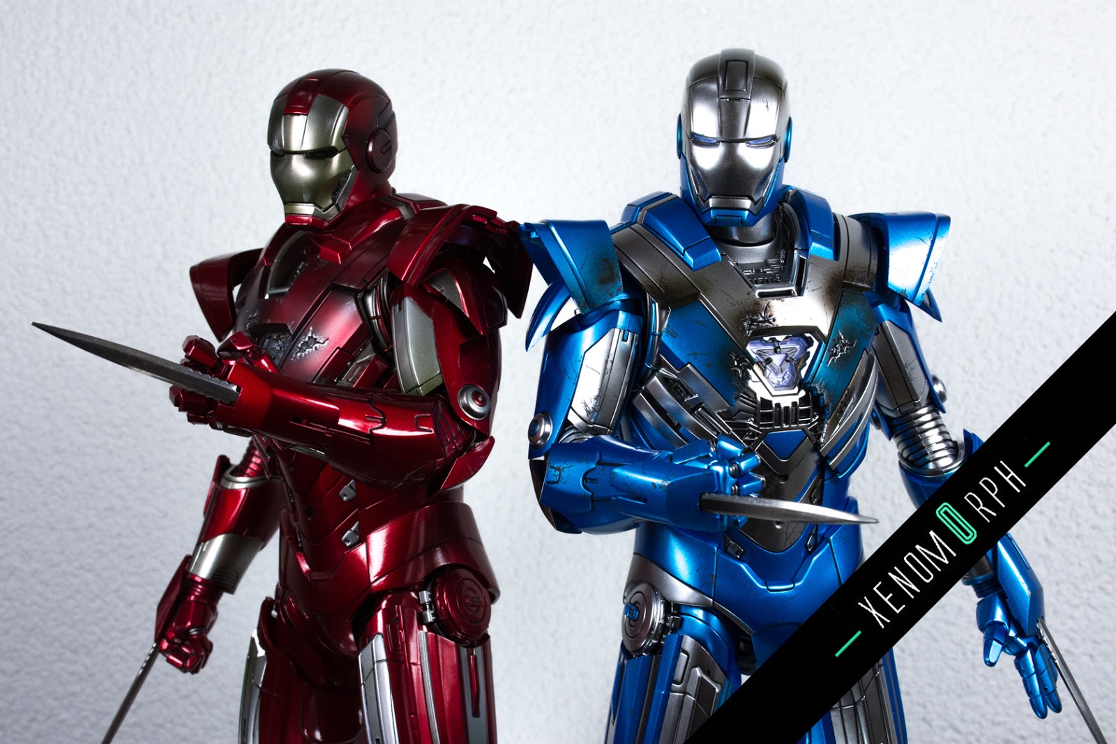 Hot Toys Iron Man Blue Steel - IM 3 1/6 MMS391 - photo and video review