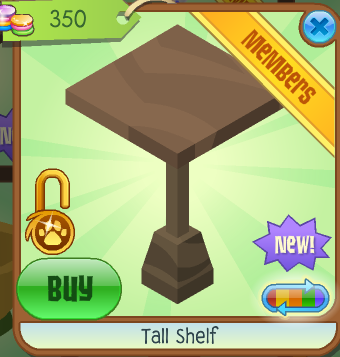 Animal Jam news: everything about AJ: Tall shelves