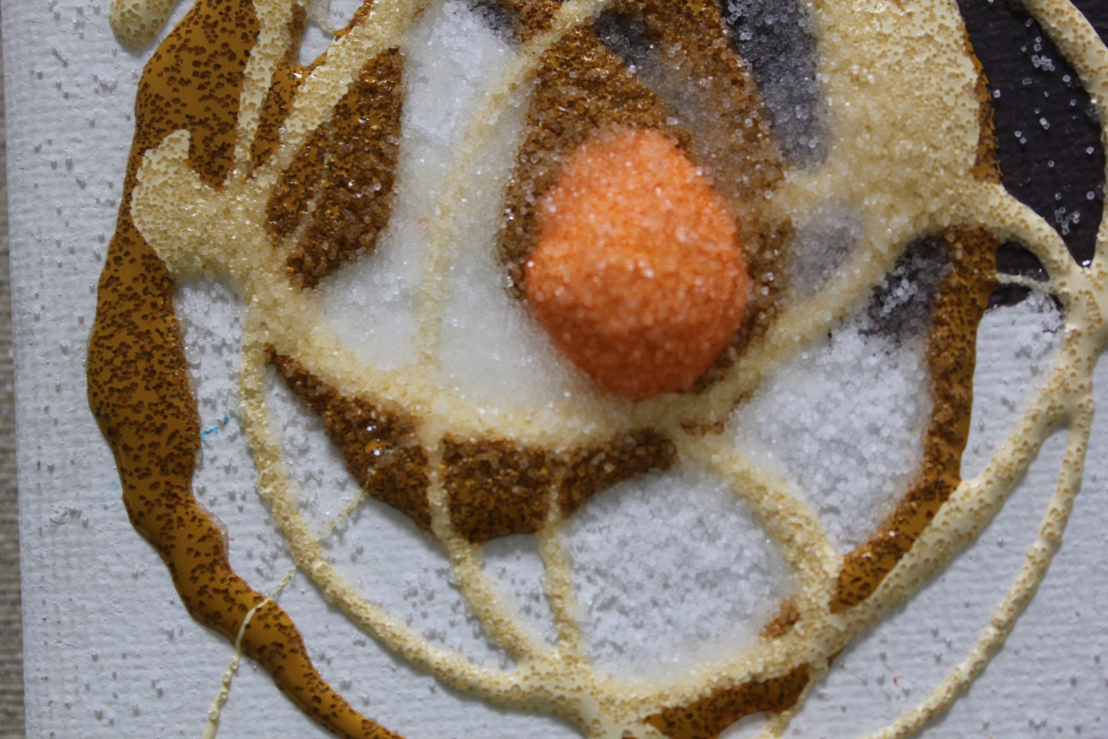 Art by Neem: How To Paint Textures on Acrylic Painting - Salt