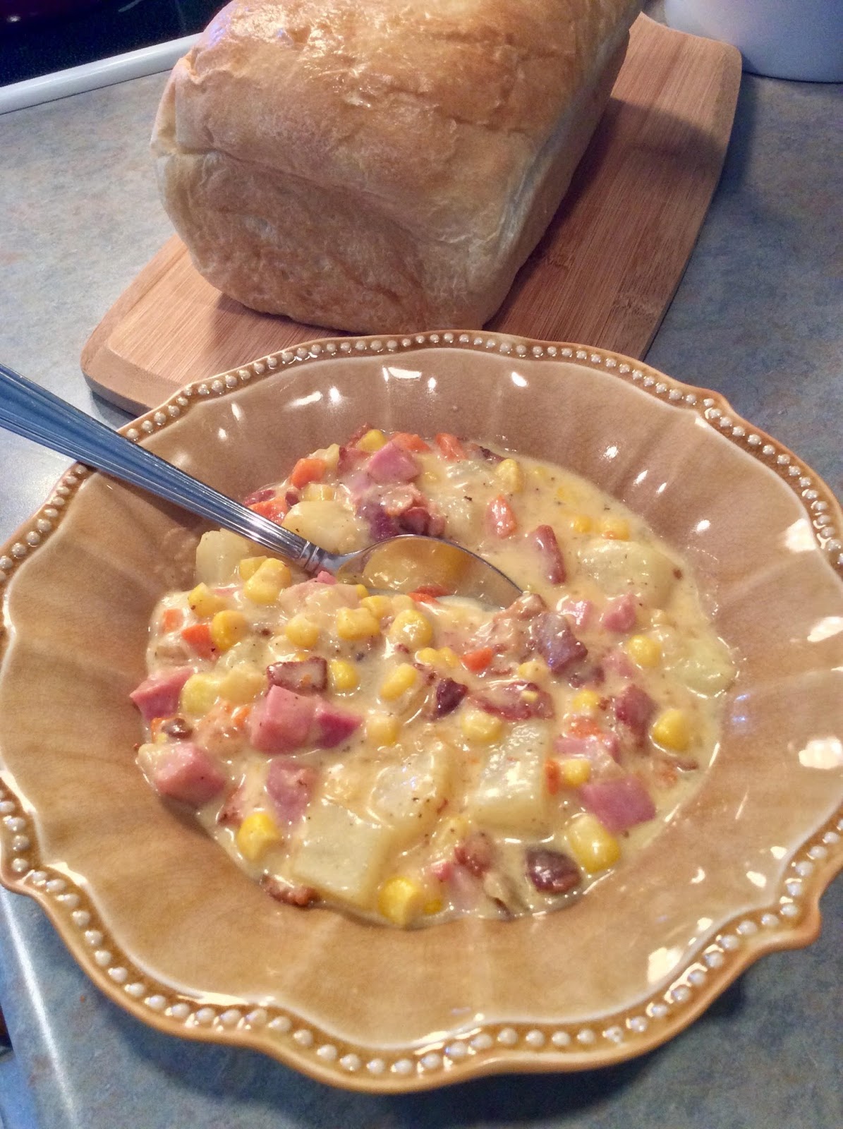 Cheesy Ham Chowder - Women in the Word