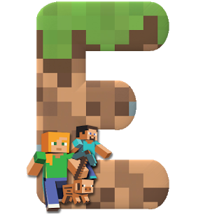 Abecedario con Personajes de Minecraft. Minecraft Characters Alphabet ...