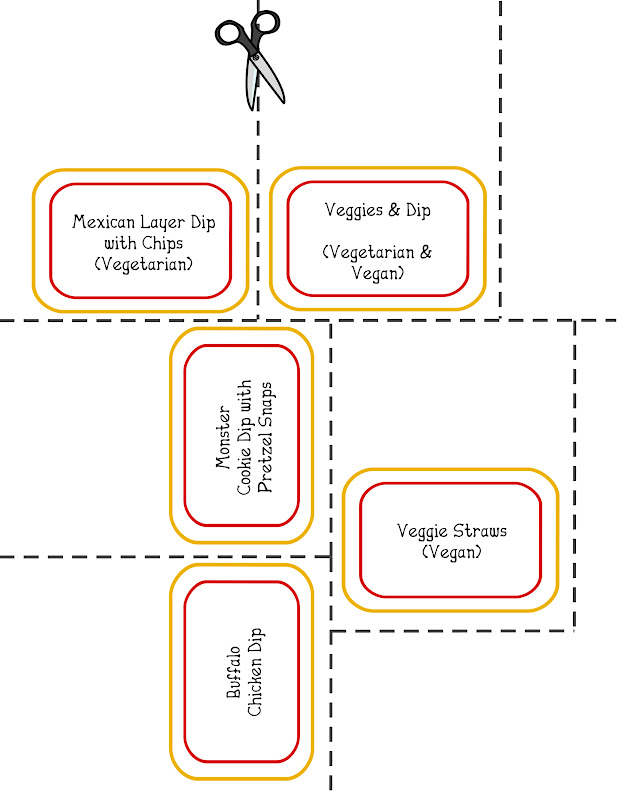 Sher Your Scraps: Food Table Labels
