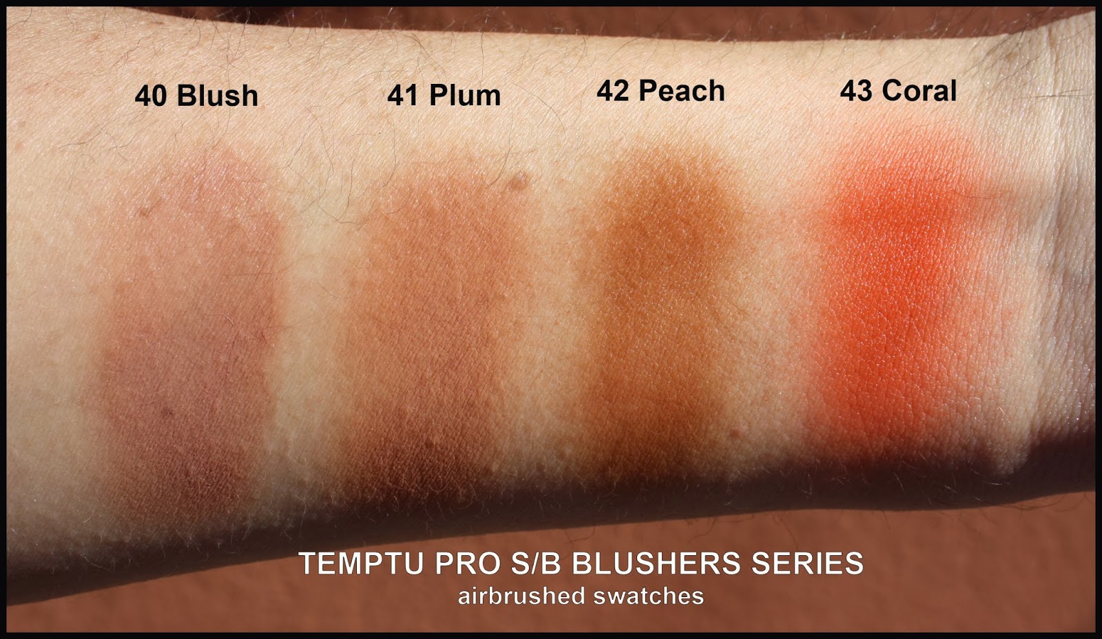 The Airbrush Makeup Guru: TEMPTU PRO S/B 37 STARTER PACK: SWATCHES AND ...