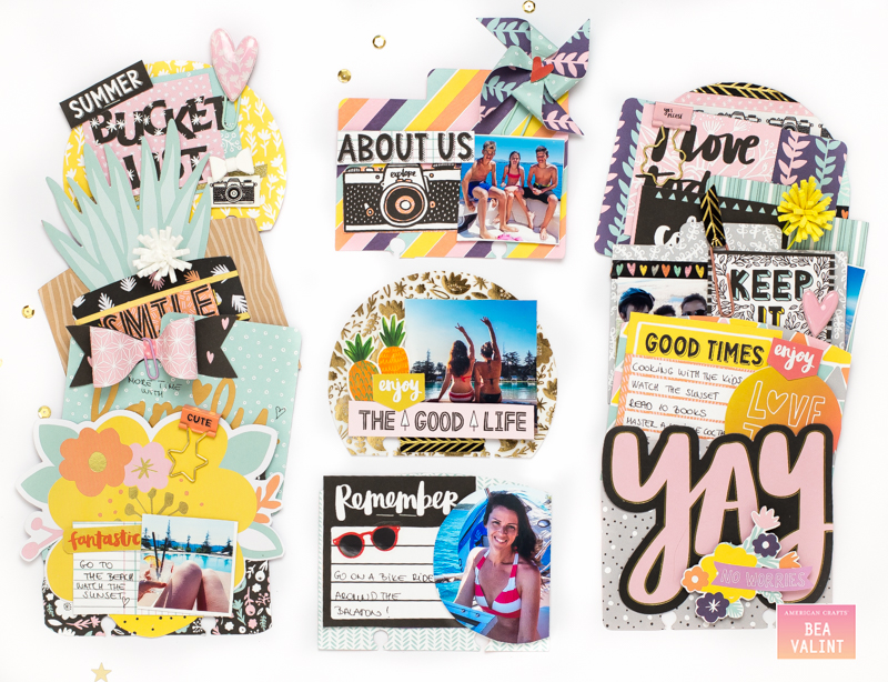 Summer Bucket list album + Cut file - Bea Valint | Scrapbooks