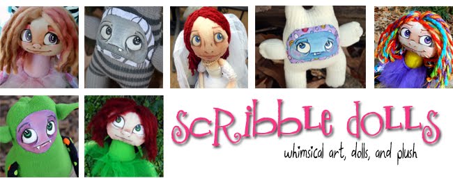 Scribble Dolls: Custom Pocket Fluffs, an Anniversary, and Meet Doodle!