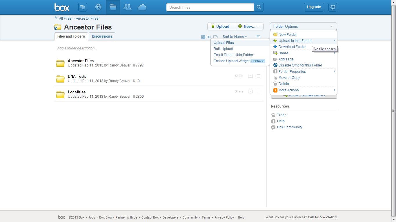Genea-Musings: Technology Tuesday - 5 to 50 Gb Free at Box.com