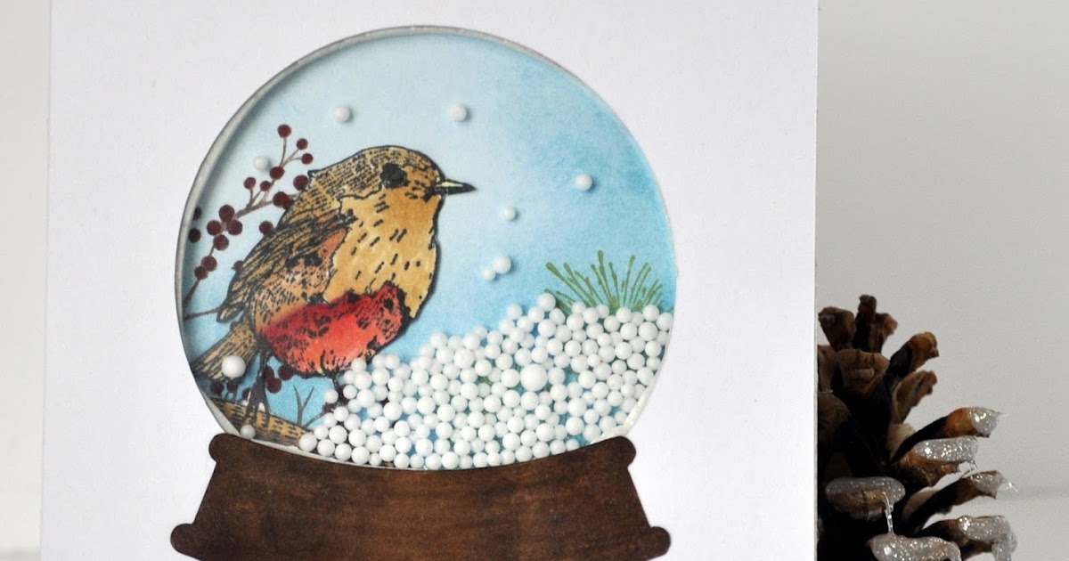 Moxie Craftie: Snow Globe Robin