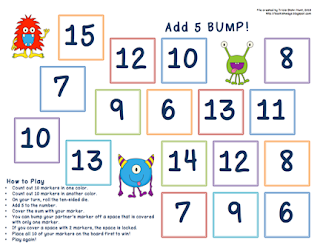 Bookish Ways in Math and Science: Monday Math Freebie - Addition BUMP!