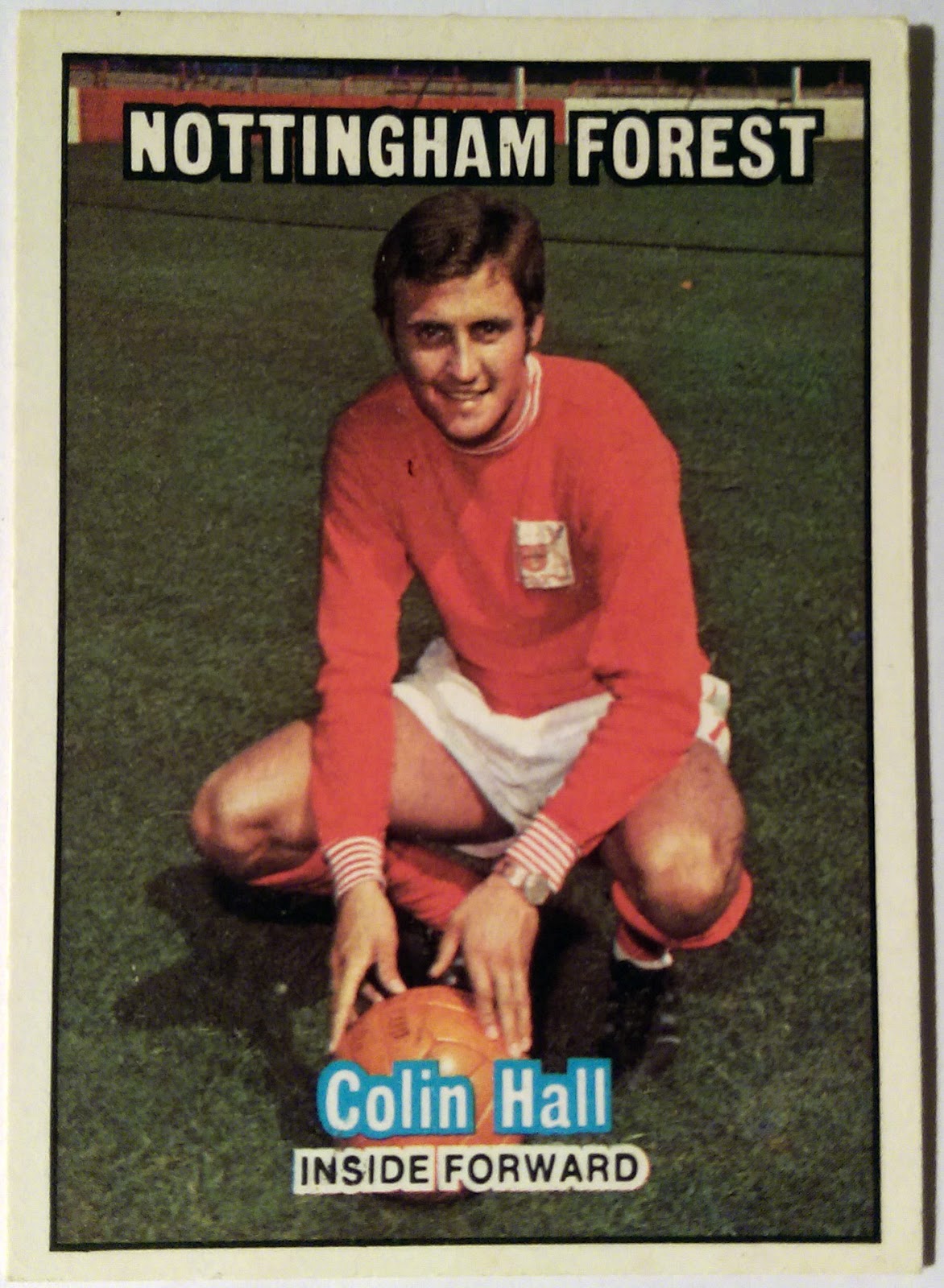 NFFC Cards & Stickers: A&BC Footballer 'Orange' Colin Hall