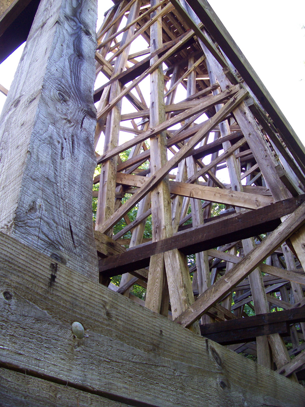 Vancouver Island Big Trees: Todd Creek CNR/Galloping Goose Timber Trestle