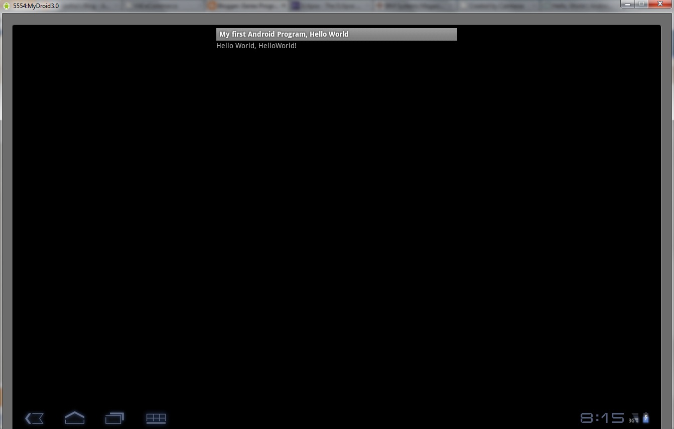 Programmers Sample Guide Android Hello World Tutorial Using Eclipse For Beginners Step By 2250