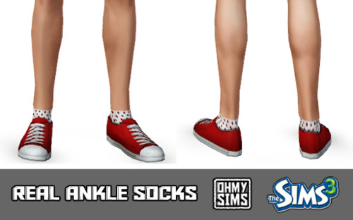 My Sims 3 Blog: Real Ankle Socks by Oh My Sims
