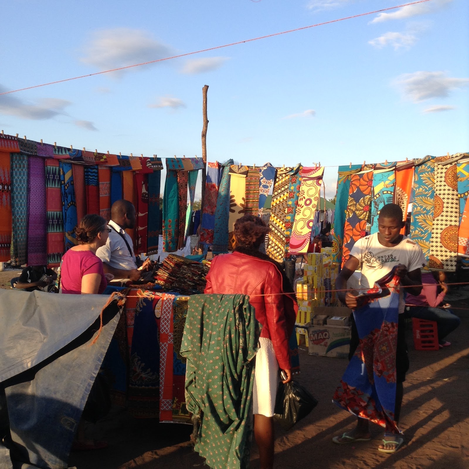 Maryangela's Venture to Mozambique: Amazing what a piece of cloth can do.