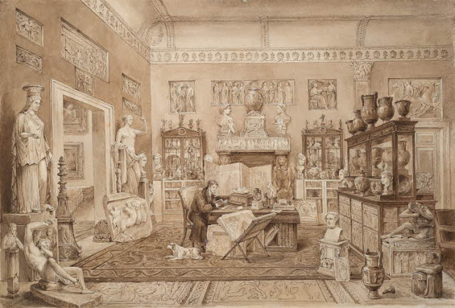 Spencer Alley: Watercolor Interiors by James Stephanoff (1784-1874)
