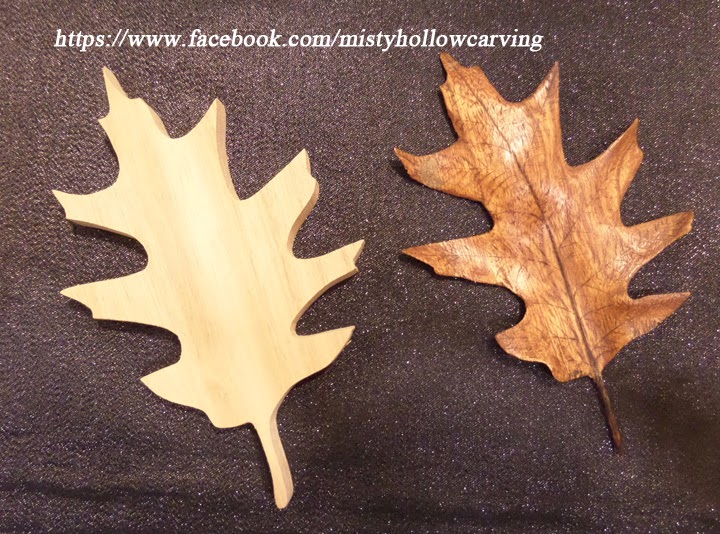 From the Desk of Murray Lincoln: Carving a Leaf from Wood - My "How to..."