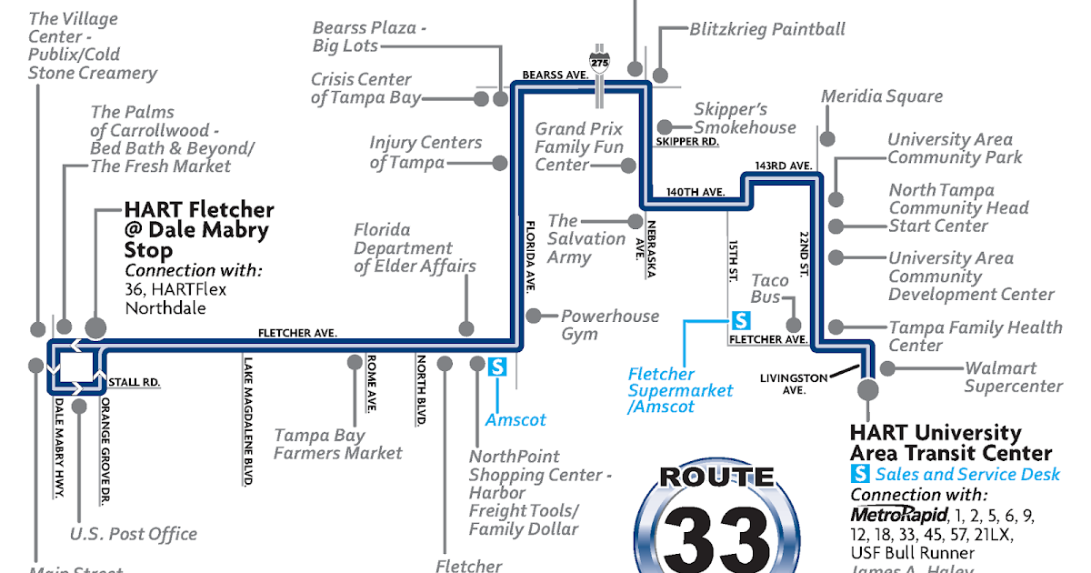 In Transit - The Official HART Transit Blog: Route of the Week: Route 33