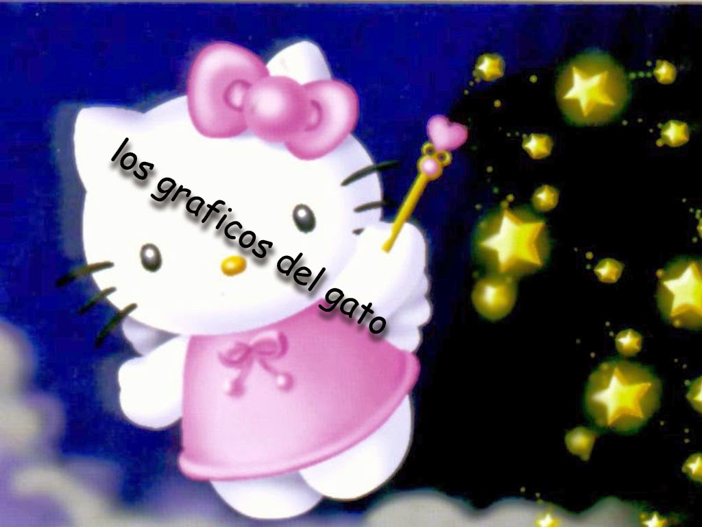 los gráficos del gato: HELLO KITTY ESTRELLAS