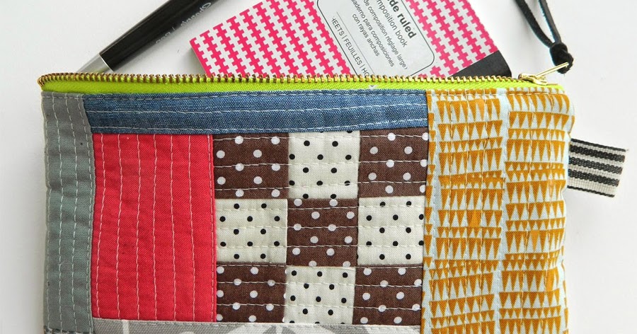 Patchwork Pouch Tutorial ~ Free-Tutorial.net