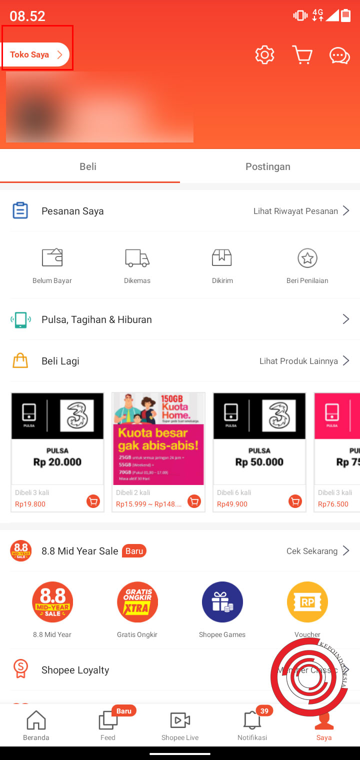 Cara Mengubah Nama Toko Shopee Dengan Nama Baru - KEPOINDONESIA