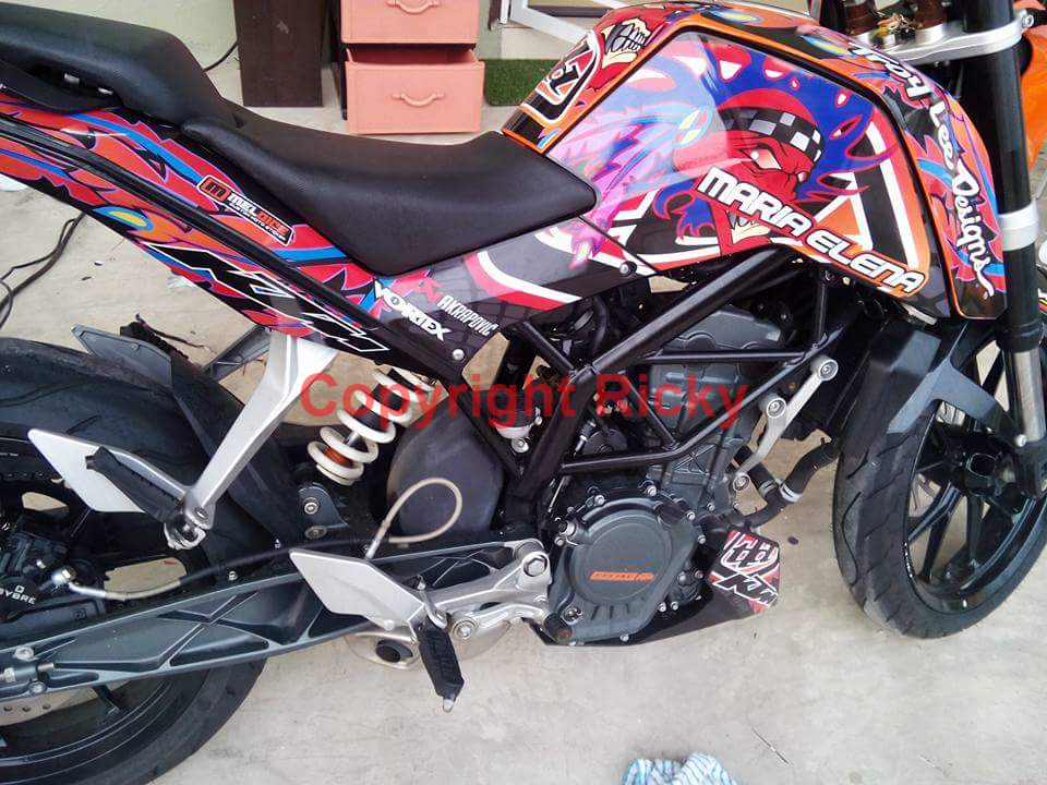 KTM Duke Custom Decals Graphics: New Custom Design Graphics KTM Duke ...