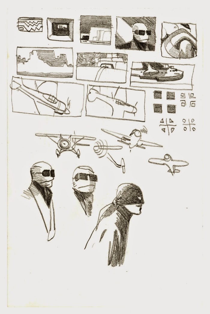 The ALEX TOTH archives: TOTH - Doodles, Undated.