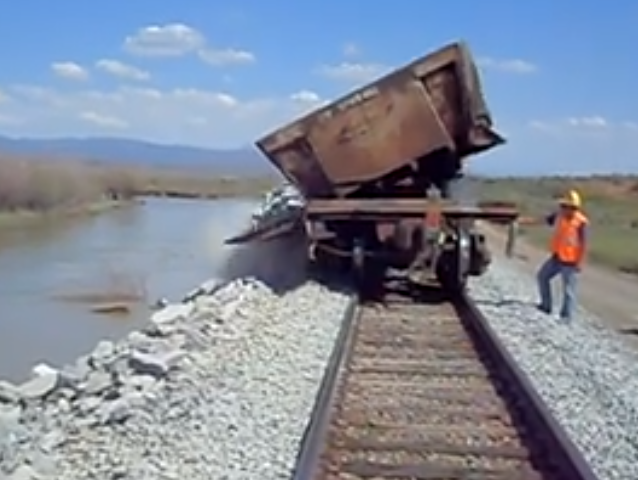 Industrial History: MoW: Side Dump Cars