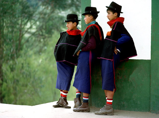 Fascinating Humanity: Guambiano Indians at a Colombian Market