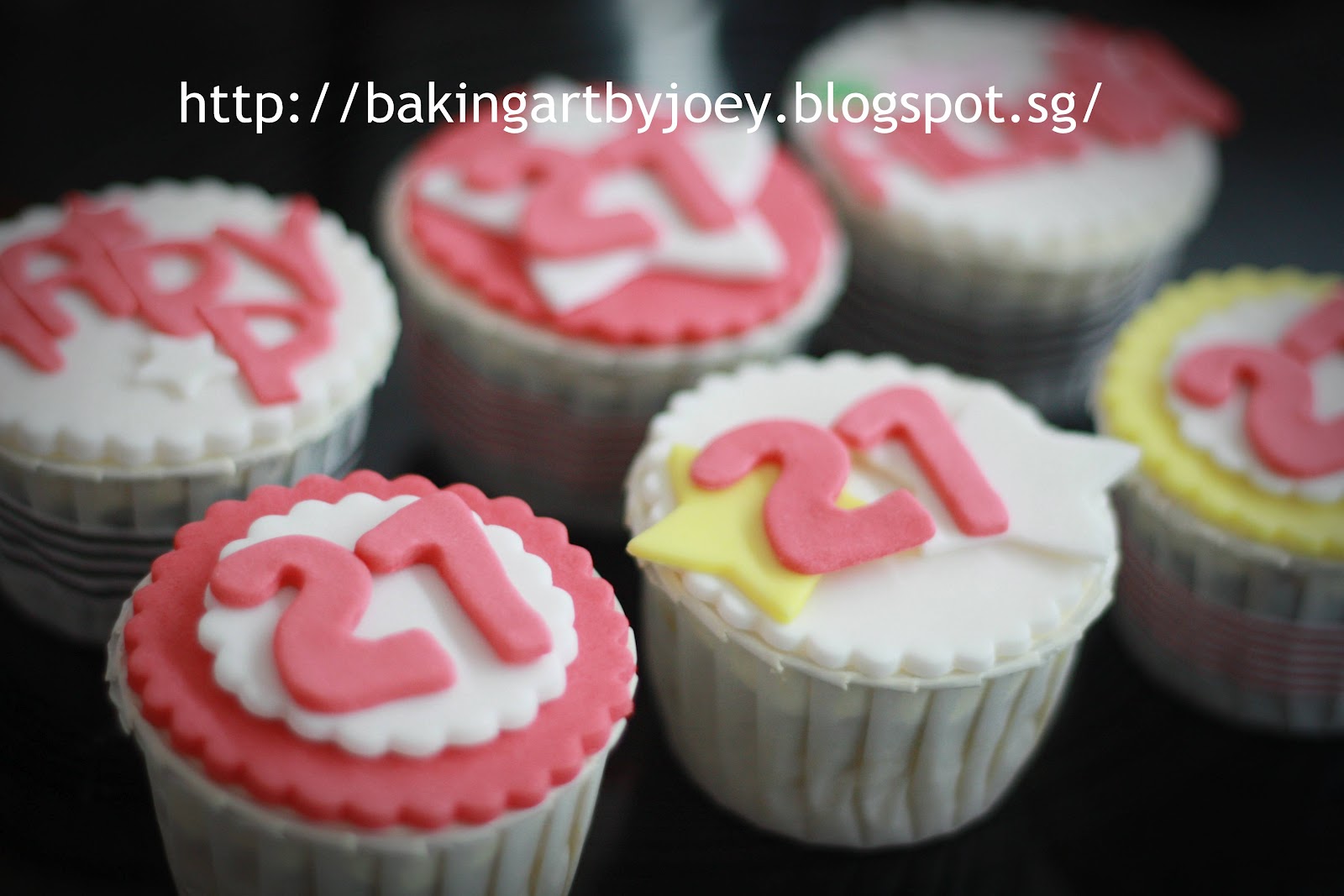 Baking Art by Joey: Happy 21st Birthday Cake & cupcakes