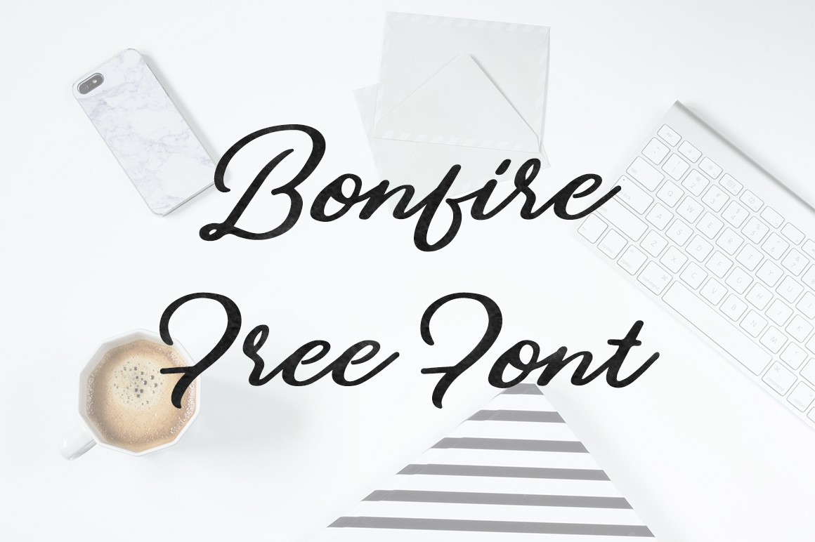 DLOLLEYS HELP: Bonfire Free Font
