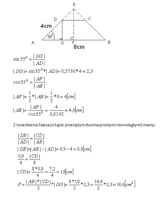 matematix: pole trapezu