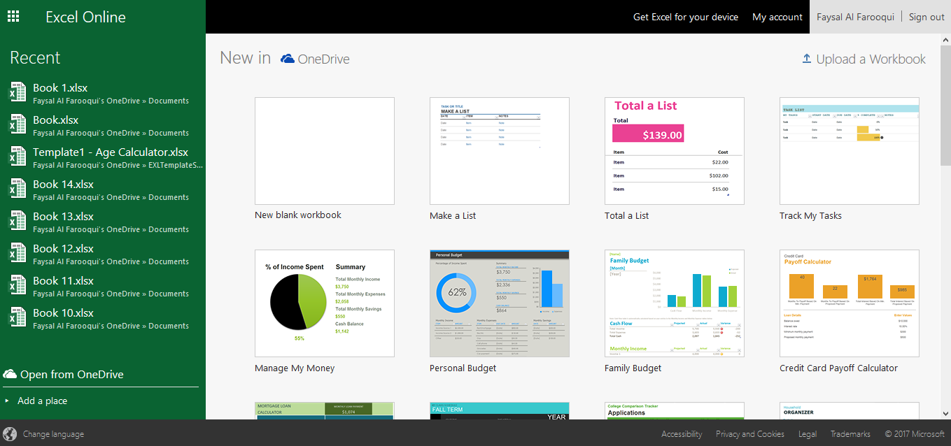 How to run Excel Online from your web browser?