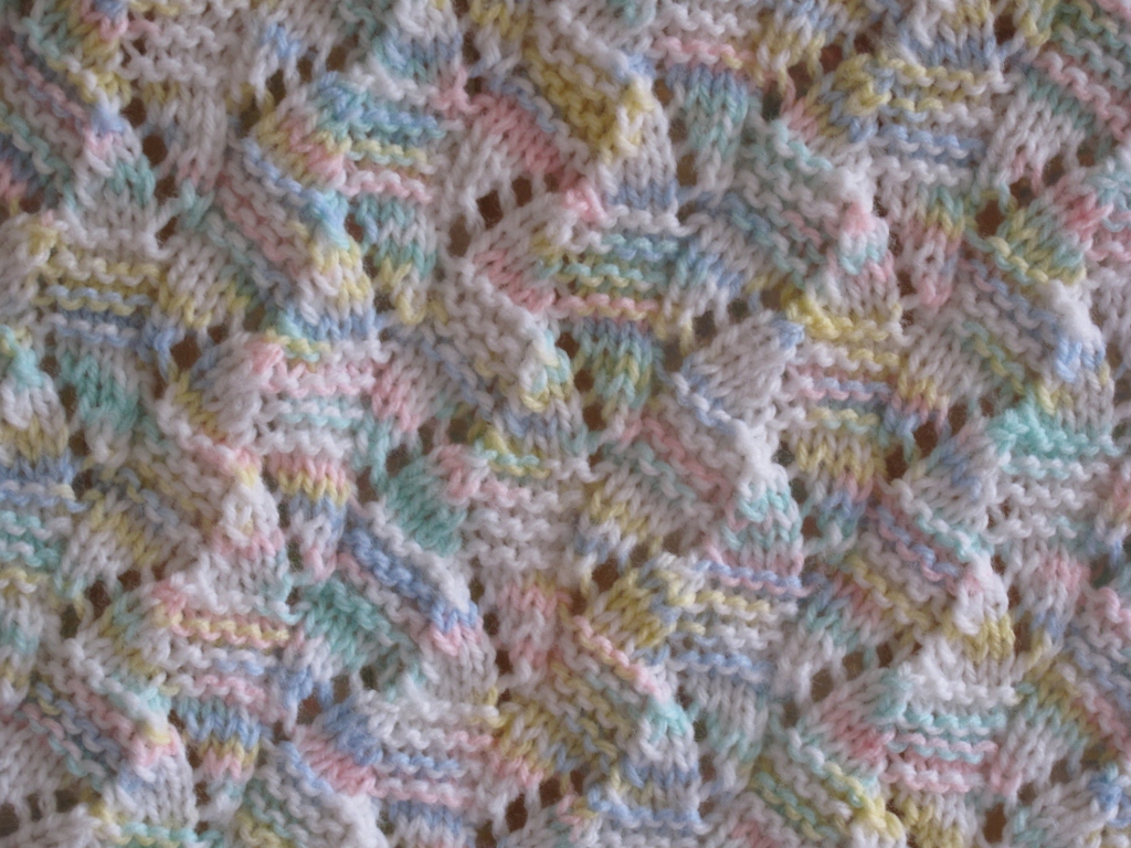 Knitting With Only One Needle: Staggered Squares Blanket - Done!