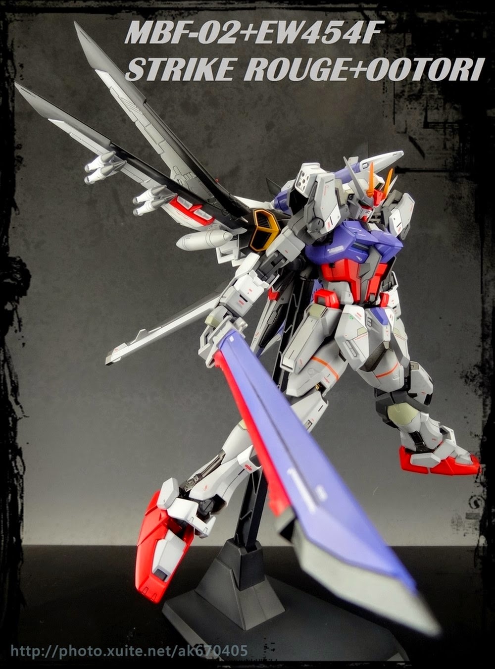 Custom Build: MG 1/100 Strike Rouge + Ootori Pack Ver. RM
