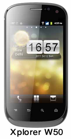 Symphony introducing android phones | Xplorer W10, W25, W50 - Mobile ...