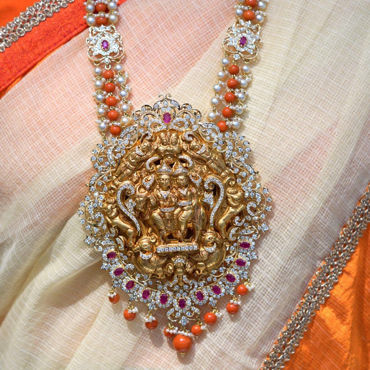 Exclusive Coral Diamond Sets by Raj Diamonds - Jewellery Designs