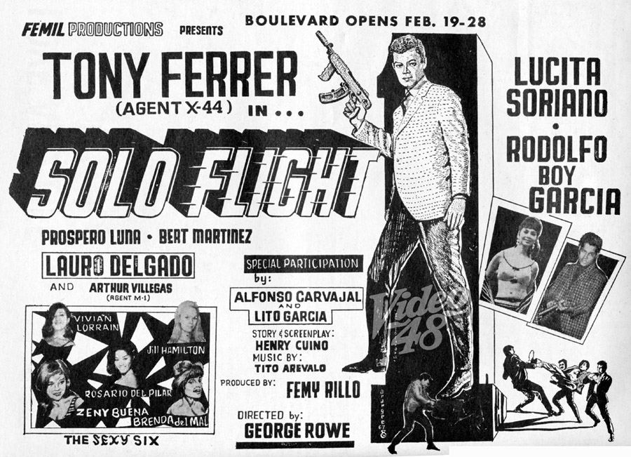 Video 48: THE SIXTIES # 1006: TONY FERRER (AS AGENT X-44), LUCITA ...