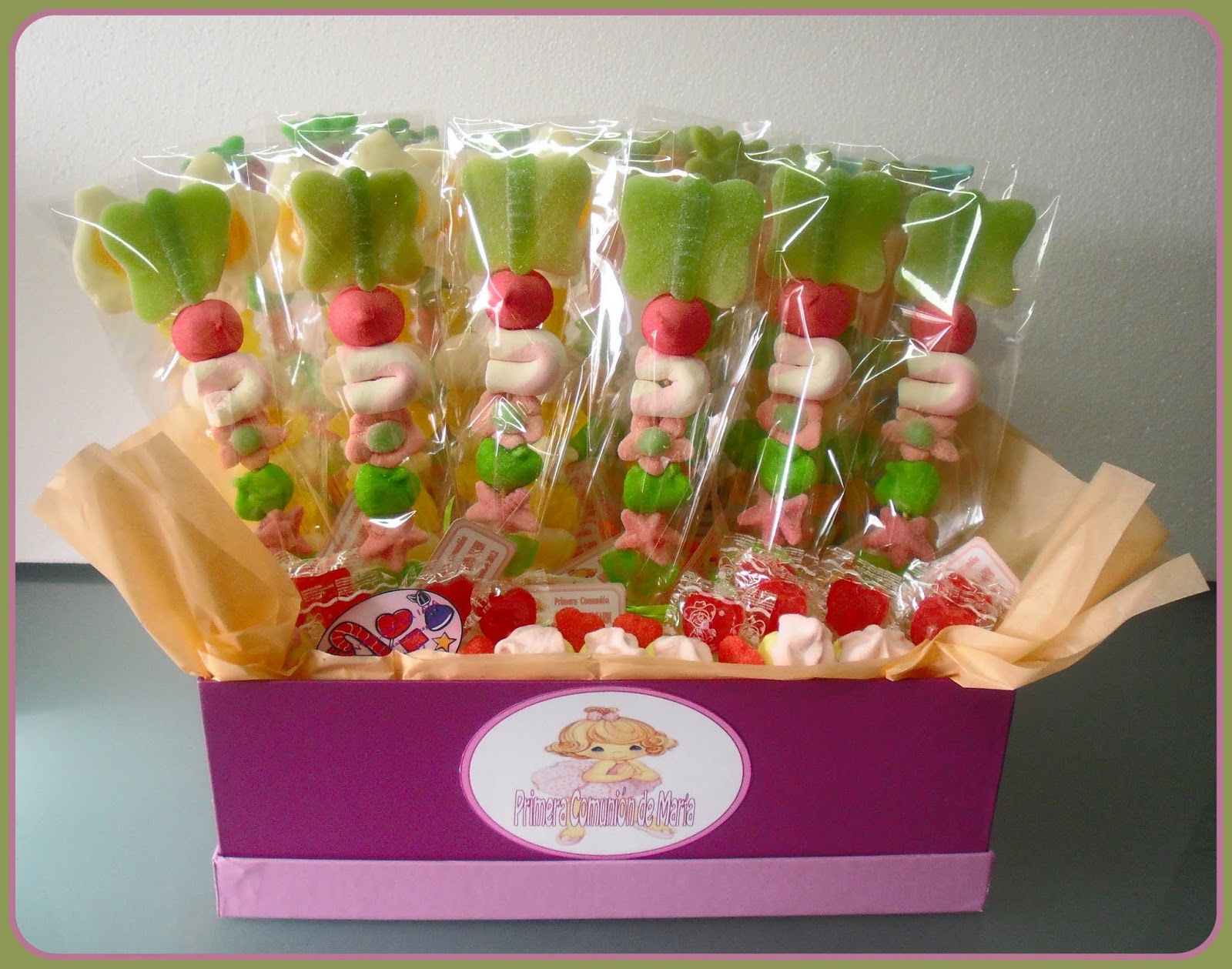 ELS BUNYOLS DE LA IAIA: BROCHETAS DULCES DE CHUCHE GIGANTE