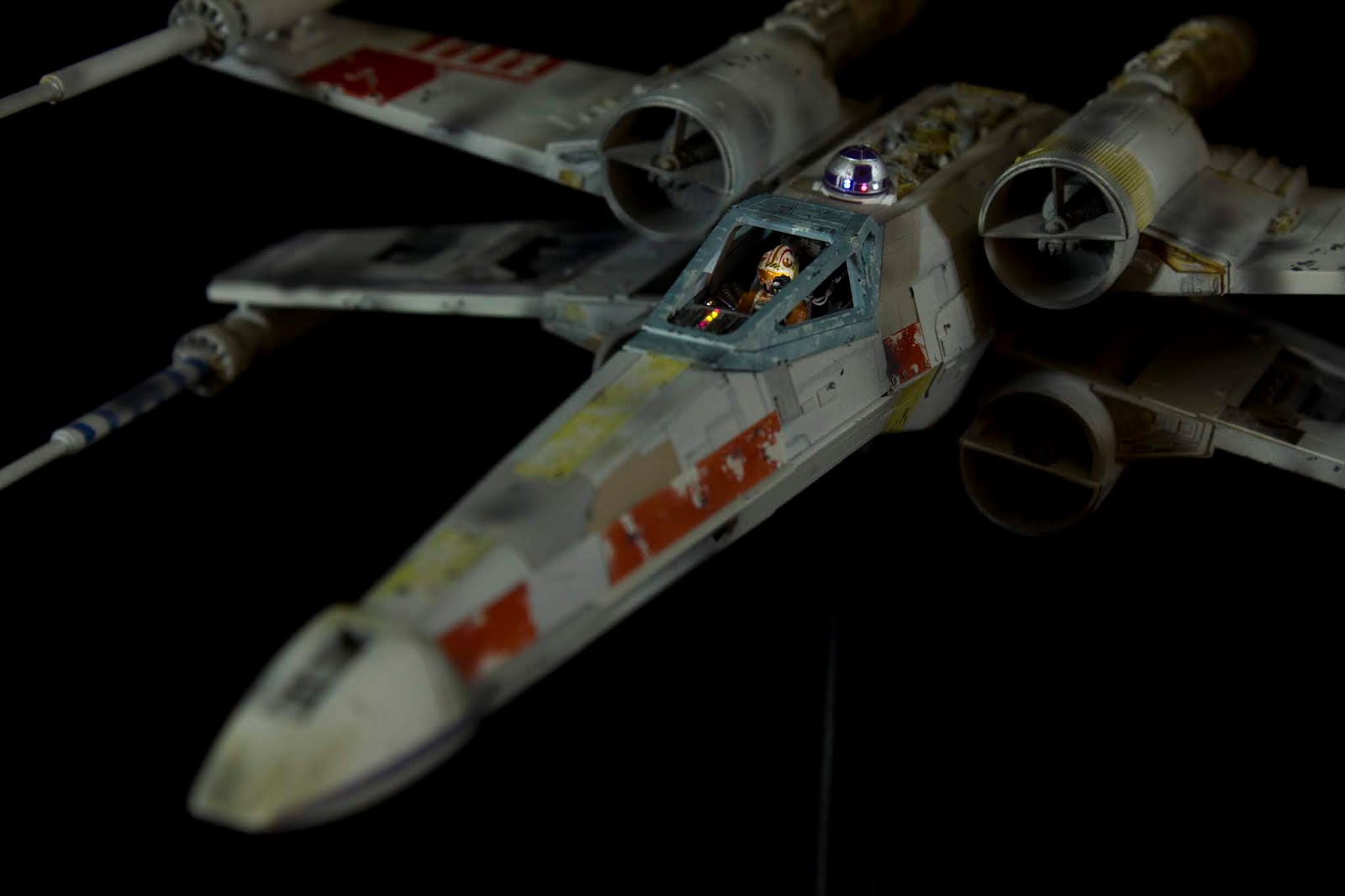 Bandai 1/48 scale X-Wing Model Build: Part X Final reveal of finished X ...