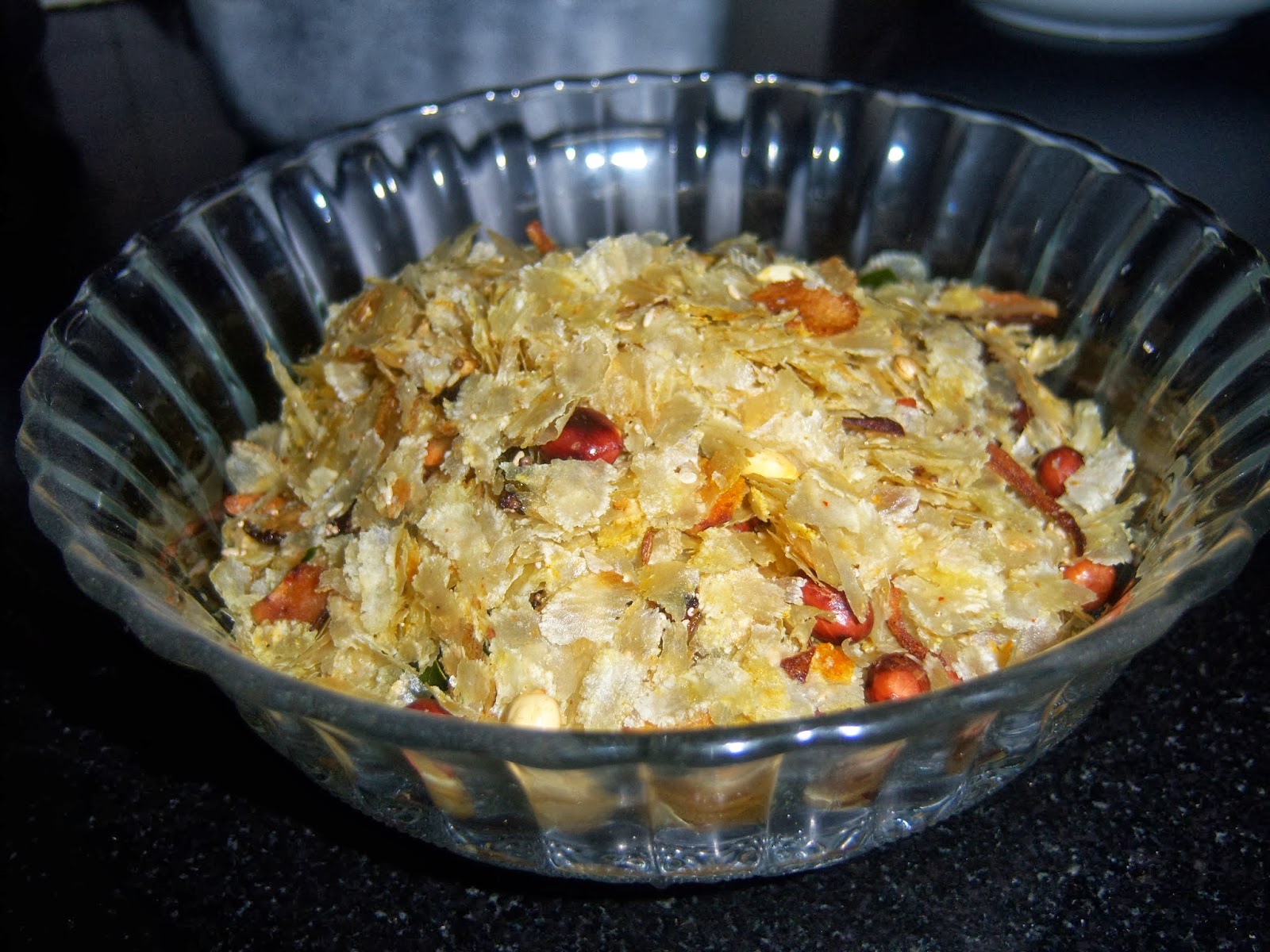 Beaten Rice Mixture/Poha Chiwdaa - E.A.T. easyvegrecipes