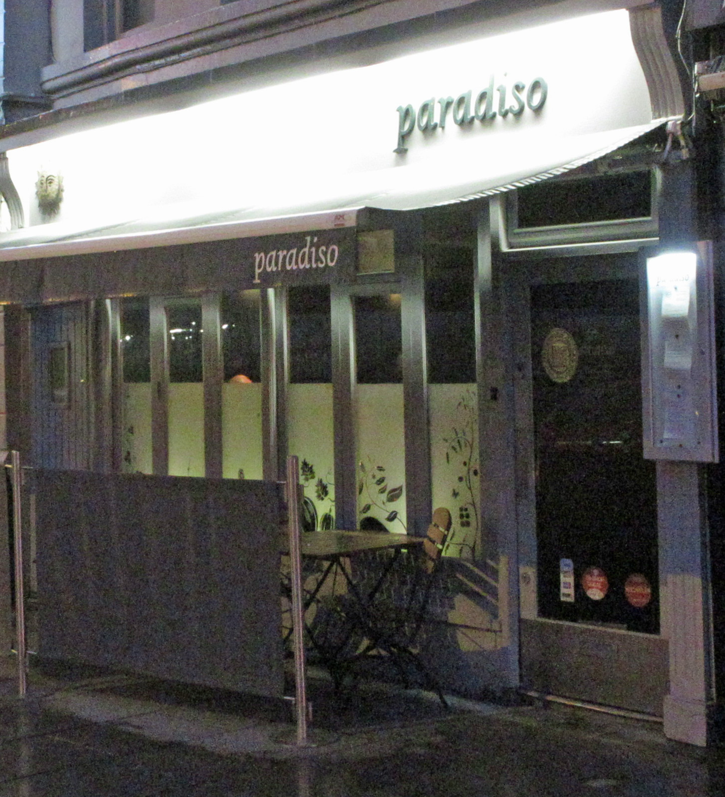 Cafe Paradiso. World Champion Farm-to-Plate