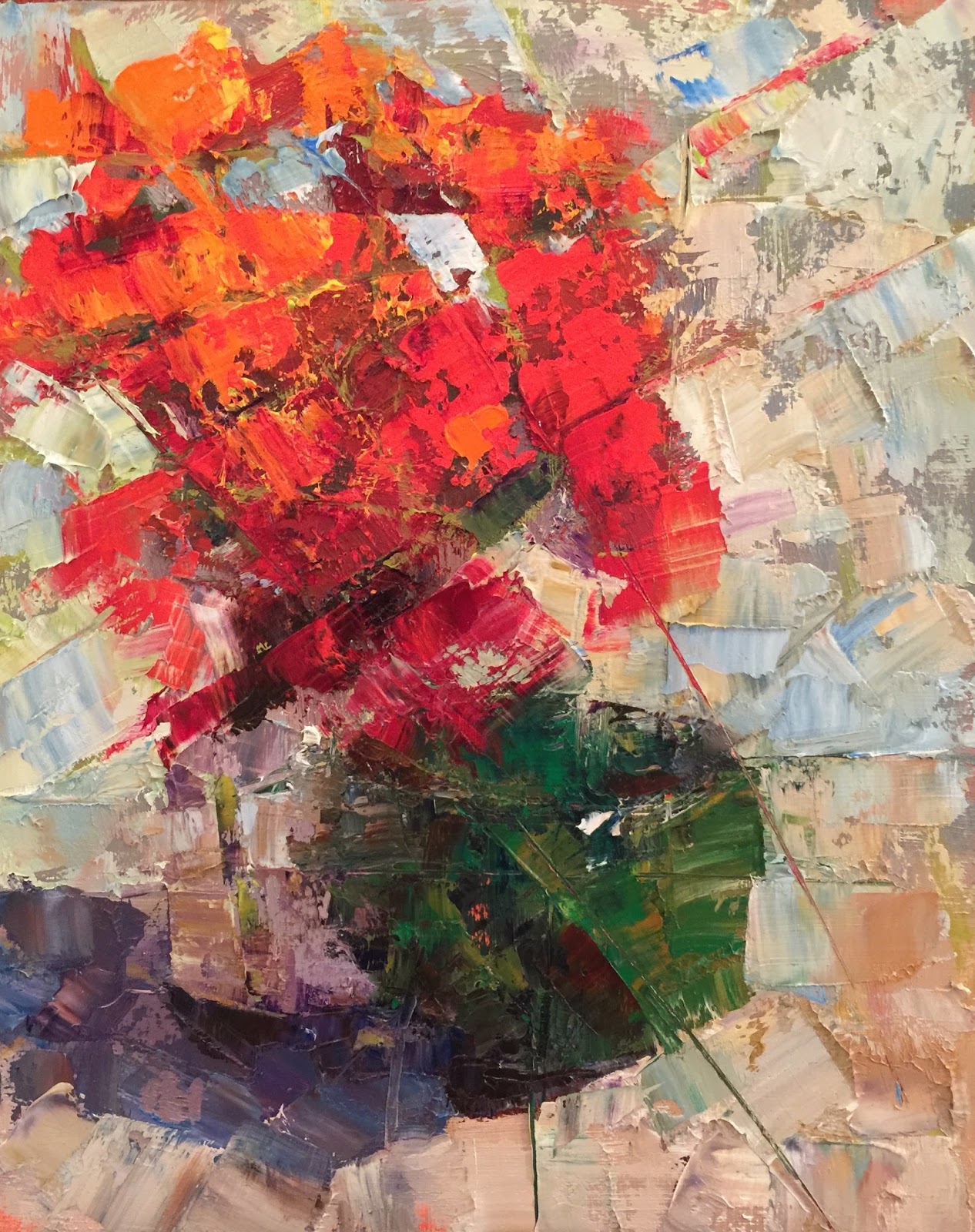 Ann Feldman: Red Flowers