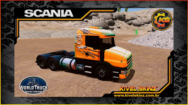 Skins World Truck driving -Skins Scania T124 - Griffin Streamline - Mod ...