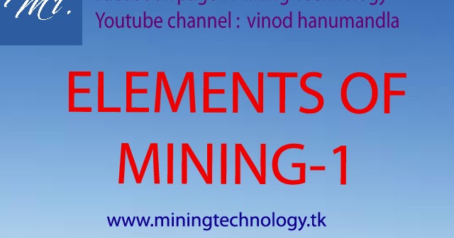 2. Preparation - Mining Technology
