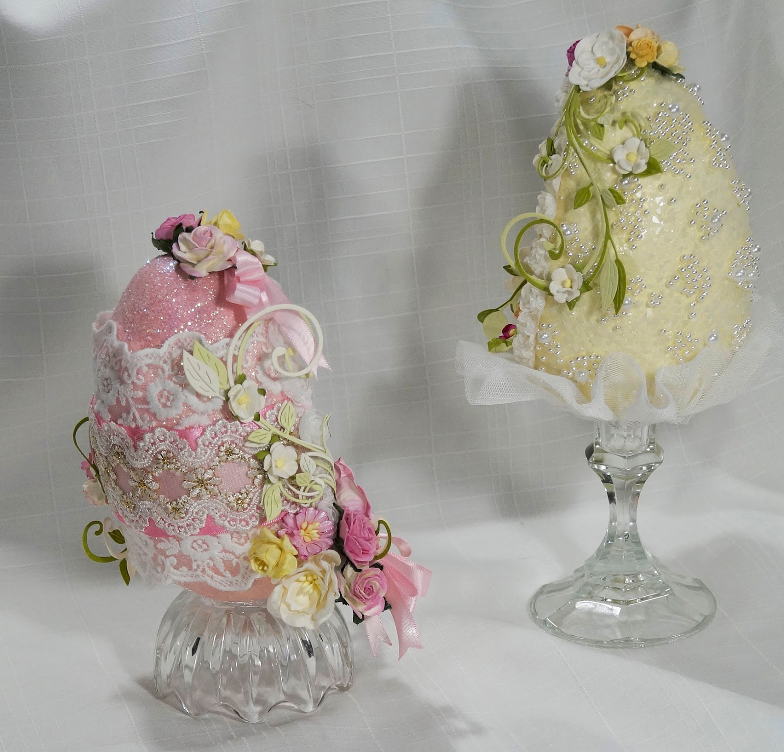 Terry's Scrapbooks: Decorated Easter diorama fairy eggs and Tutorial