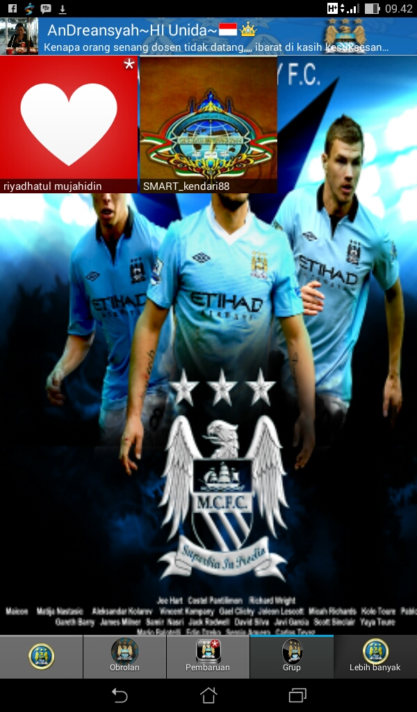 Download BBM with Theme MANCHESTER CITY Free - Ukhy Knowledge