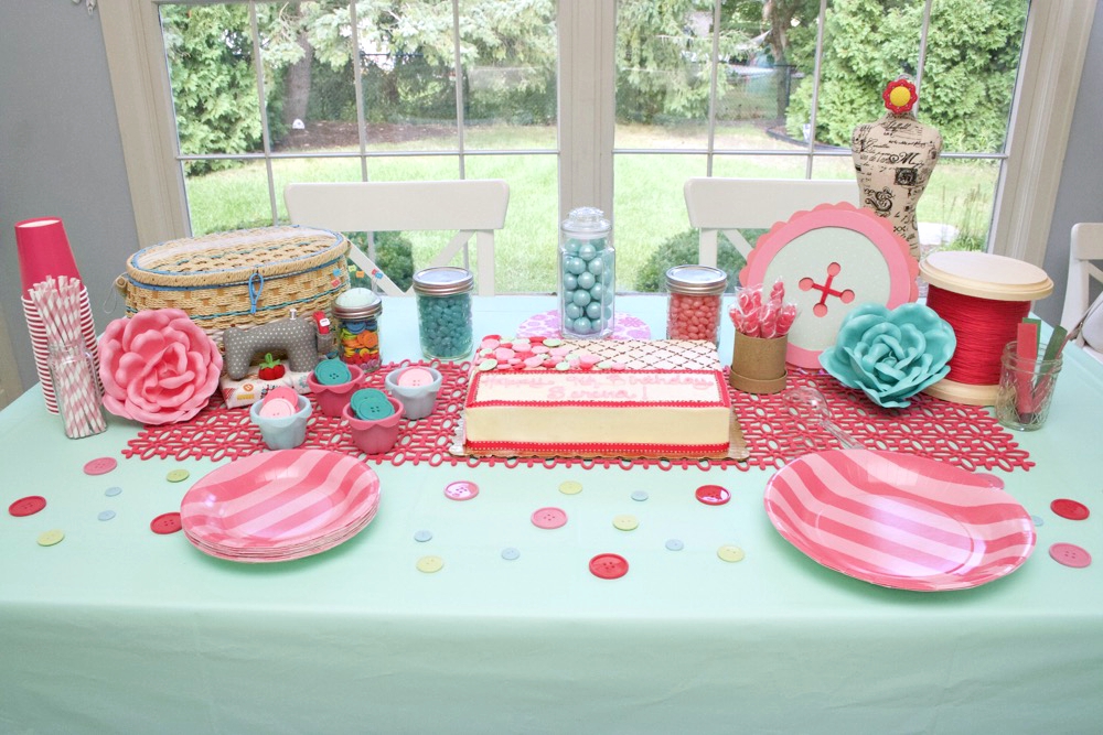 Sew Can Do: Sewing Themed Birthday Party Tour